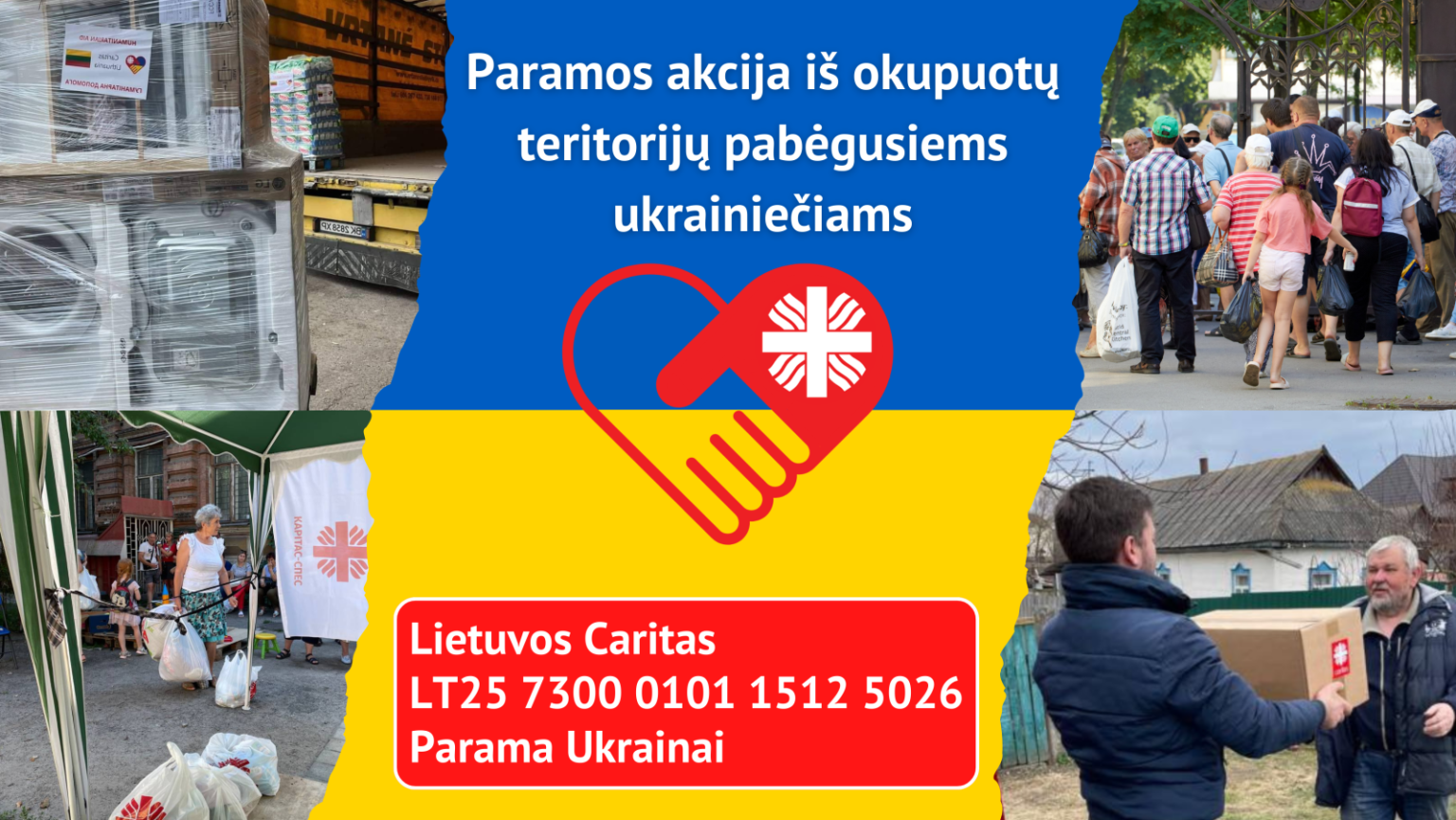 „Lietuvos Caritas“ skelbia ketvirtąją paramos Ukrainos žmonėms akciją ... „Lietuvos Caritas“ skelbia ketvirtąją paramos Ukrainos žmonėms akciją ...